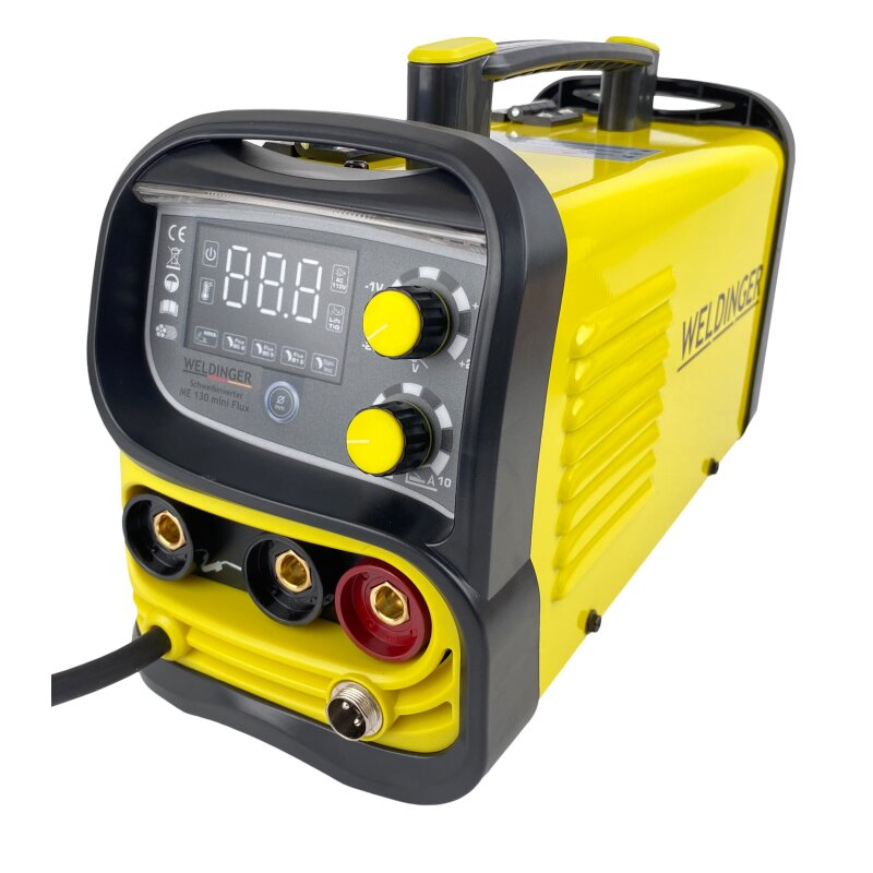 Aktion WELDINGER Fülldrahtschweißgerät ME 130 mini FLUX Schweißhelm S ...